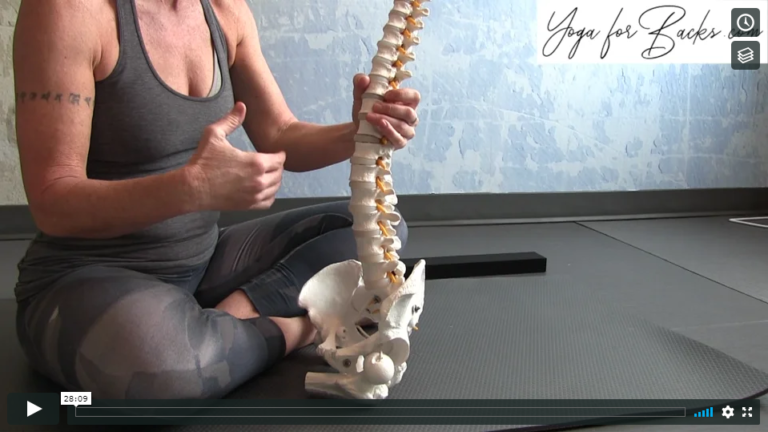 30 min Lower Back to Pelvis Connection - Yoga for Backs